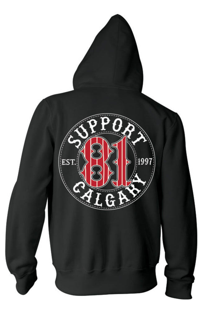 Zip Hoodie – Support 81 Calgary