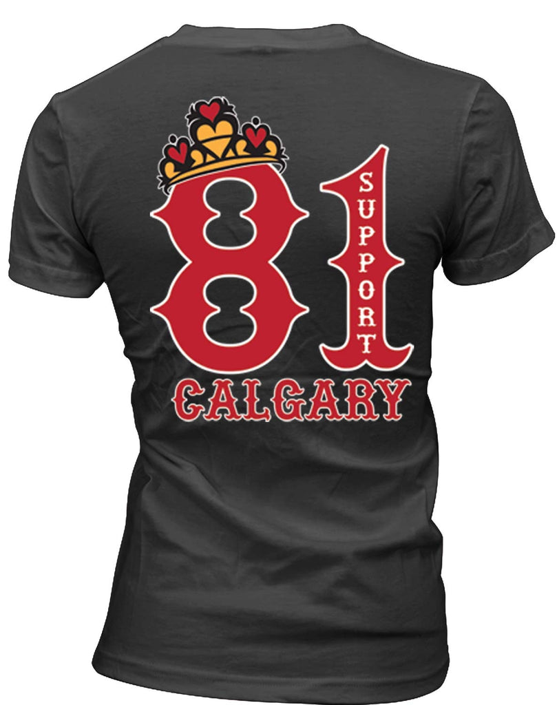 Support 81 Calgary Queen of the World t-shirt